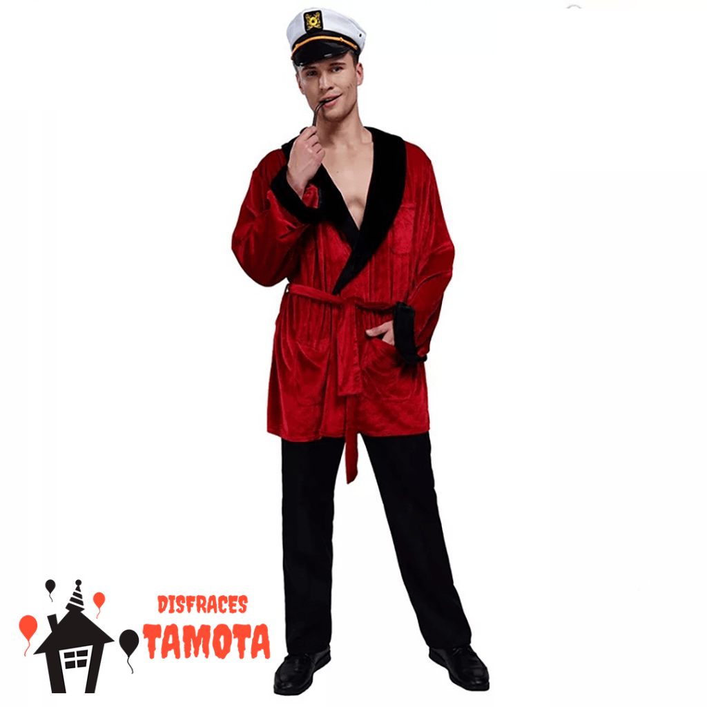 BATA DE HUGH MARSTON HEFNER DE MANSIÓN🐰(ARRIENDO) – Disfraces Tamota
